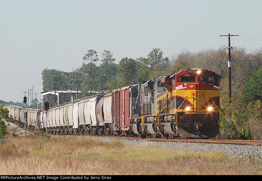 KCS 4055 eastbound